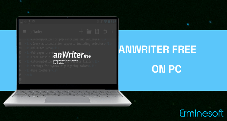 Download anWriter free HTML editor for PC / Windows / Computer
